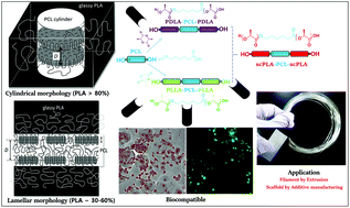 Toughened PLA-b-PCL-b-PLA triblock copolymer based biomaterials: effect ...