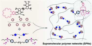 Supramolecular polymer networks crosslinked by crown ether-based host–guest recognition: dynamic ...
