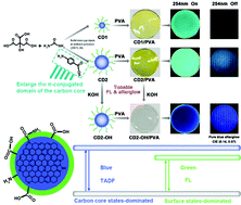 Carbogenic π-conjugated domains as the origin of afterglow emissions in ...