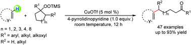 Copper-catalyzed redox neutral ketoalkylation of Csp2–H bonds via C–C ...