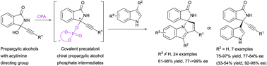 Chiral phosphoric acid-catalyzed regio- and enantioselective reactions ...