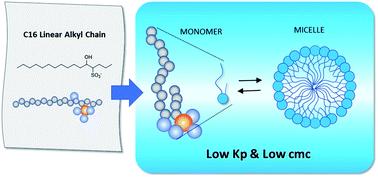 Thermodynamically stable structure of hydroxy alkane sulfonate ...