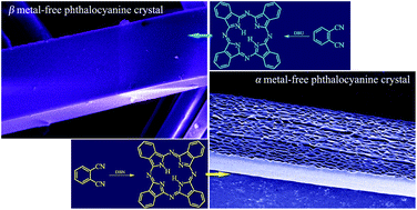 A green route to prepare metal-free phthalocyanine crystals with ...
