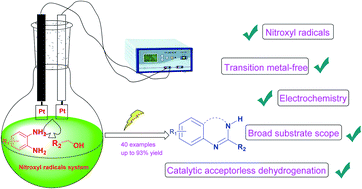 Non-metal-mediated N-oxyl radical (TEMPO)-induced acceptorless ...