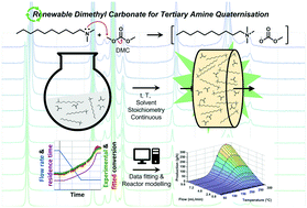 Renewable dimethyl carbonate for tertiary amine quaternisation: kinetic ...