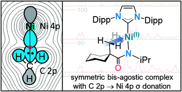 Direct metal–carbon bonding in symmetric bis(C–H) agostic nickel(i ...