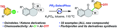 Palladium-catalyzed chemoselective direct α-arylation of carbonyl ...