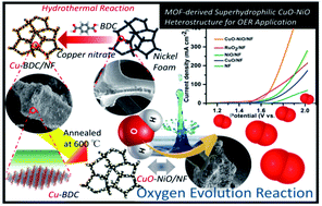 Intense nano-interfacial interactivity stimulates the OER in a MOF ...