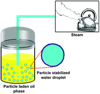 Semi-batch and continuous production of Pickering emulsion via direct ...