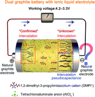 The mechanism of bulky imidazolium cation storage in dual graphite ...