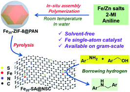 A Fe single atom on N,S-doped carbon catalyst for performing N ...