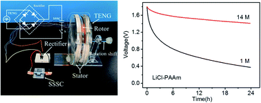 Hydrogels with highly concentrated salt solution as electrolytes for ...