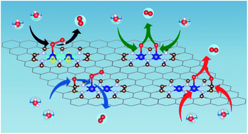 Dual-metal atom incorporated N-doped graphenes as oxygen evolution ...