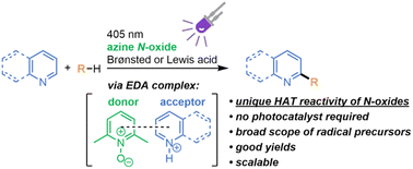 Pyridine N-oxides as HAT reagents for photochemical C–H ...