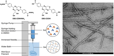 Wet-spinning multi-component low-molecular-weight gelators to print ...