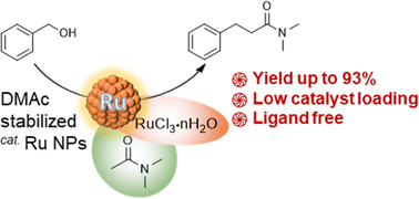 Dimethylacetamide-stabilized ruthenium nanoparticles for catalysing α ...