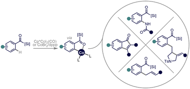 Cobalt-catalysed acyl silane directed ortho C–H functionalisation of ...
