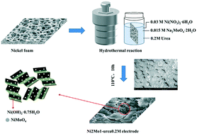 Low-crystalline nickel hydroxide nanosheets embedded with NiMoO4 nanoparticles on nickel foam ...