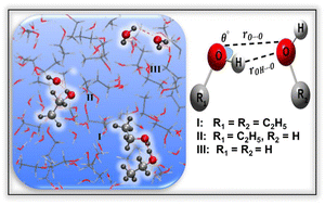 Geometries of hydrogen bonds in water–ethanol mixtures from ab initio ...