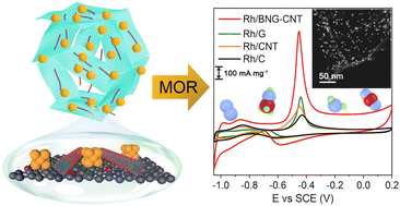 Ultrafine Rh nanocrystals immobilized on 3D boron and nitrogen co-doped ...