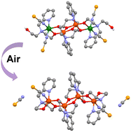 Air oxidation-induced single-crystal-to-single-crystal transformation ...