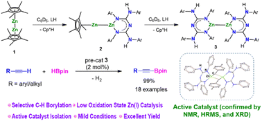 Synthesis of low oxidation state zinc(i) complexes and their catalytic ...