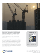 Back cover - Environmental Science: Atmospheres (RSC Publishing)