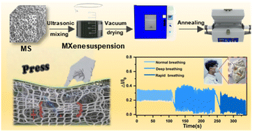 A super water-resistant MXene sponge flexible sensor for bifunctional ...