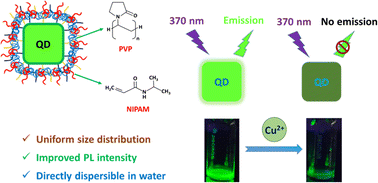 Highly stable and water dispersible polymer-coated CsPbBr3 nanocrystals ...