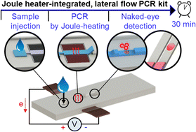 Rapid PCR kit: lateral flow paper strip with Joule heater for SARS-CoV ...
