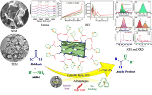 Diamine-functionalized porous graphene oxide sheets decorated with ...