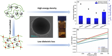 Dual crosslinked PMMA/BaTiO3 polymer nanocomposite dielectrics for ...
