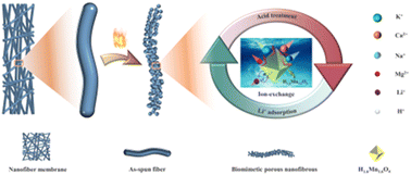 An ion-sieve-tailored biomimetic porous nanofiber as an efficient ...