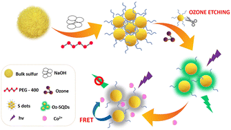 Rapid and scalable synthesis of sulfur quantum dots through ozone ...