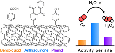 Discriminating active sites for the electrochemical synthesis of H2O2 ...
