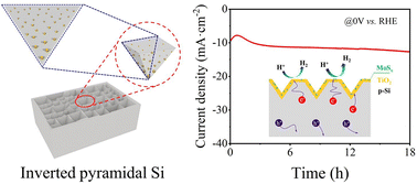 Microstructure-regulated inverted pyramidal Si photocathodes for ...