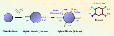 Hierarchical 2D–1D micelles self-assembled from the heterogeneous ...