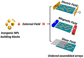 Electric, magnetic, and shear field-directed assembly of inorganic ...