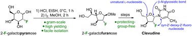 Protecting-group-free synthesis of clevudine (l-FMAU), a treatment of ...