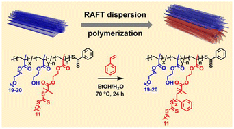 Polymerization-induced self-assembly of random bottlebrush copolymers ...