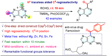 Traceless proton aided regioselective C(sp2)–C(sp2) construction to ...