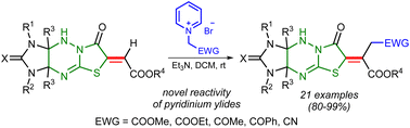 Tandem Michael addition/elimination – novel reactivity of pyridinium ...
