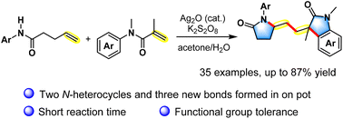Rapid construction of γ-lactam containing 3,3-disubstituted oxindoles ...