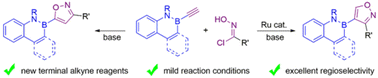 Divergent synthesis of 5- and 4-(2,1-azaborine) substituted isoxazoles ...