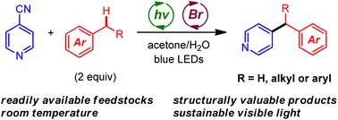 Bromine radical enhanced stoichiometric pyridylation of alkylarenes and ...