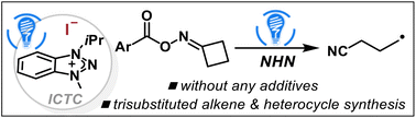 Additive free, N-heterocyclic nitrenium catalyzed photoreduction of ...