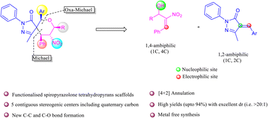 Synthesis of fully functionalised spiropyran pyrazolone skeletons via a ...