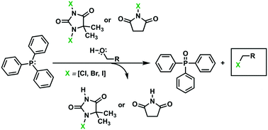 An environmentally benign and high-rate Appel type reaction - Reaction ...