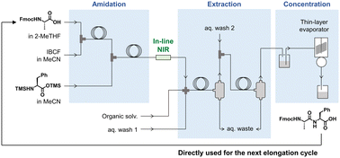 A liquid-phase continuous-flow peptide synthesizer for preparing C ...
