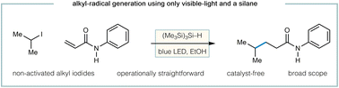 C(sp3)–C(sp3) coupling of non-activated alkyl-iodides with electron ...